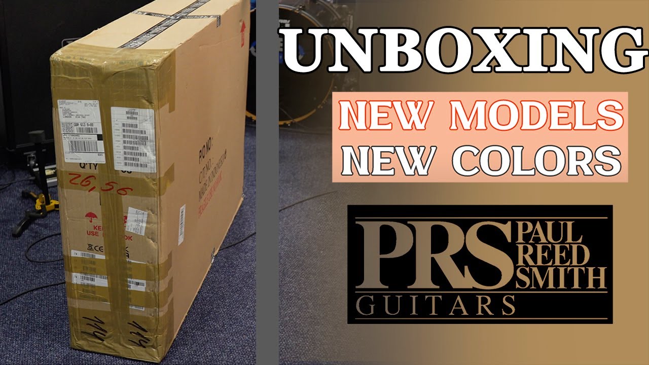 Розпаковка нових моделей PRS SE - YouTube