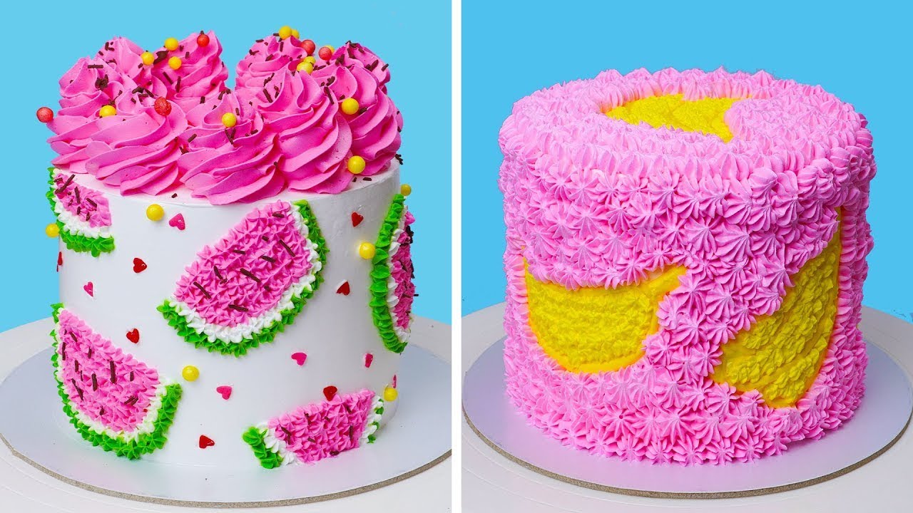 Best Colorful Cake in the World | Perfect Colorful Cake Decorating ...