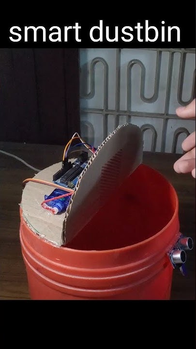 I made this smart dustbin using arduino uno #smartdustbin # ...