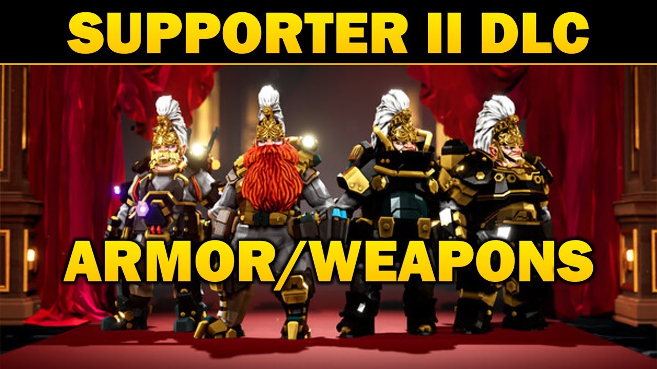 Supporter II DLC Frameworks/Armor Showcase (Deep Rock Galactic) - YouTube