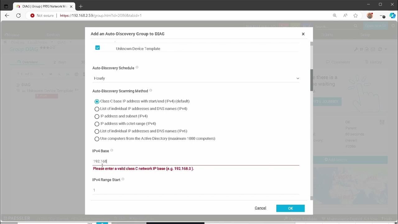 PRTG Auto Add Unknown Devices - YouTube