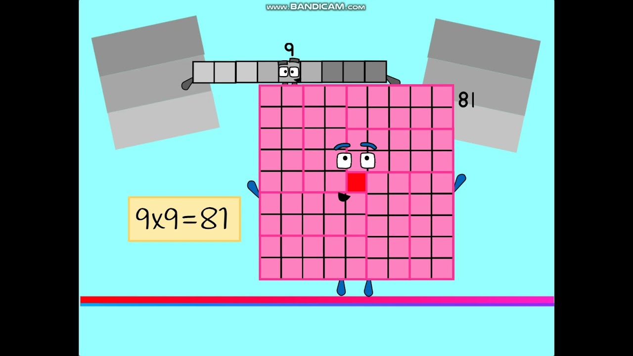 Numberblocks Nine Times Table YouTube Numberblocks Nine Times Table YouTube