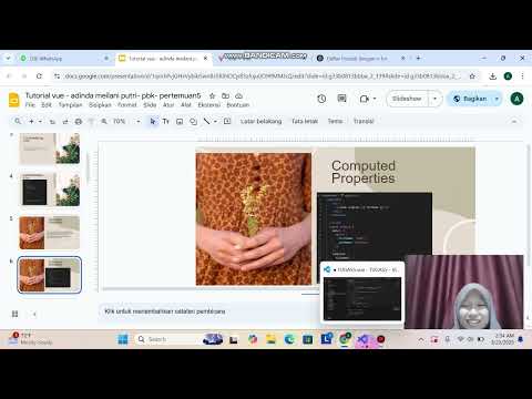 Introduction to Vue JS part 2 - adinda meilani putri - YouTube