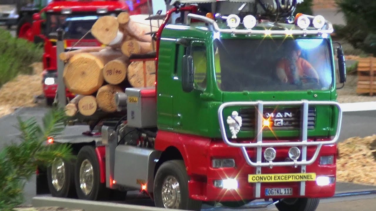 Radio controlled high detailed LKW, Trucks Camion, Crane - YouTube