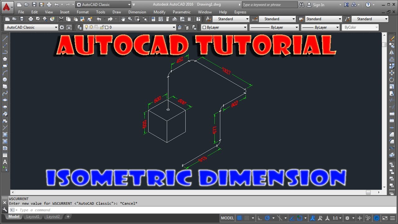 TUTORIAL AUTOCAD ISOMETRIC DIMENSION YouTube tutorial-autocad-isometric-dimension-youtube