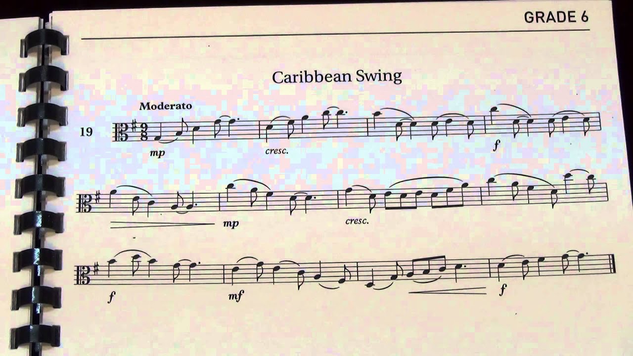 Viola Grade 6 Sight Reading No 19 Moderato - YouTube