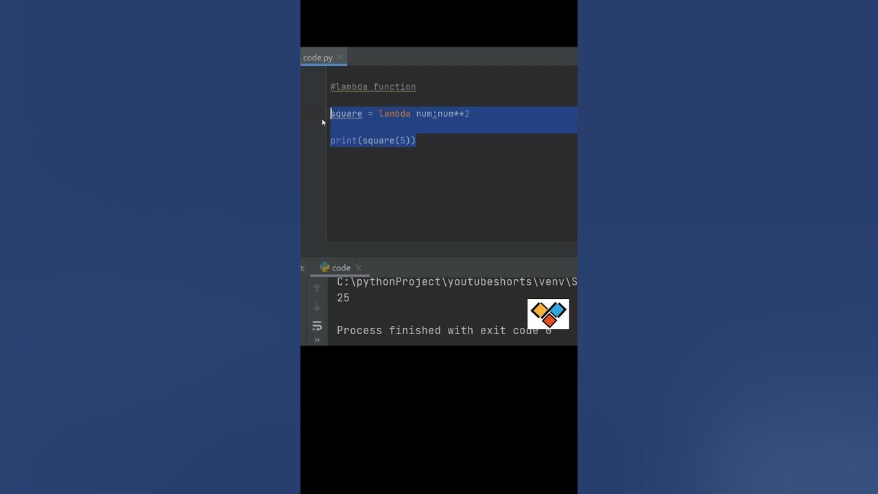 Lambda Function Shorts Pythonprogramming Youtube