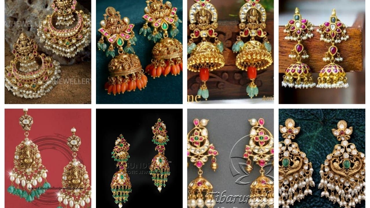 New Look Traditional Wear Earrings Collection||Elegant Earrings Deisgns ...