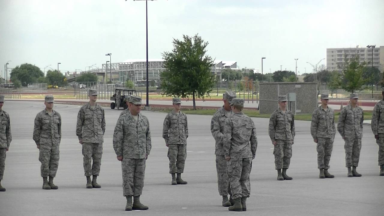 Air Force Basic Military Training Airman's Coin Ceremony, 28 July 2016 ...