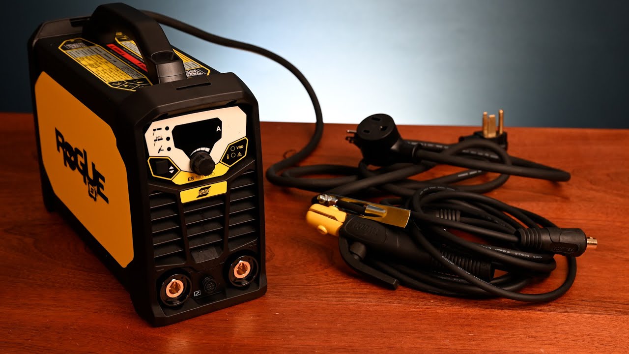 ESAB Miniarc Rogue 180i - unboxing and first try - YouTube