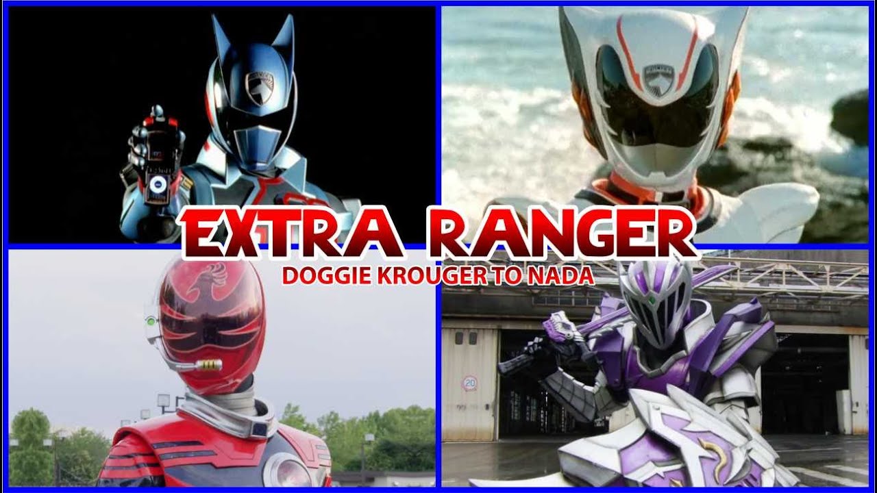 All henshin extra ranger in super sentai | Doggie Krouger to Nada - YouTube