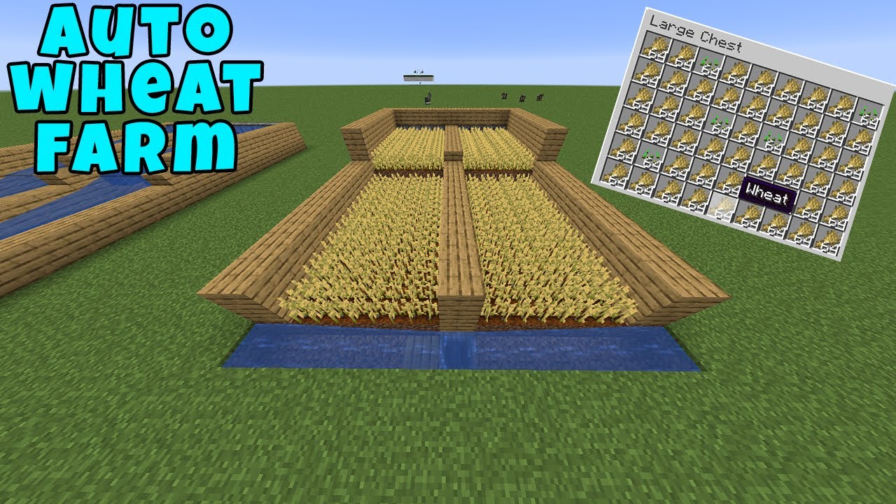 Minecraft Automatic Wheat Farm Tutorial YouTube minecraft-automatic-wheat-farm-tutorial-youtube