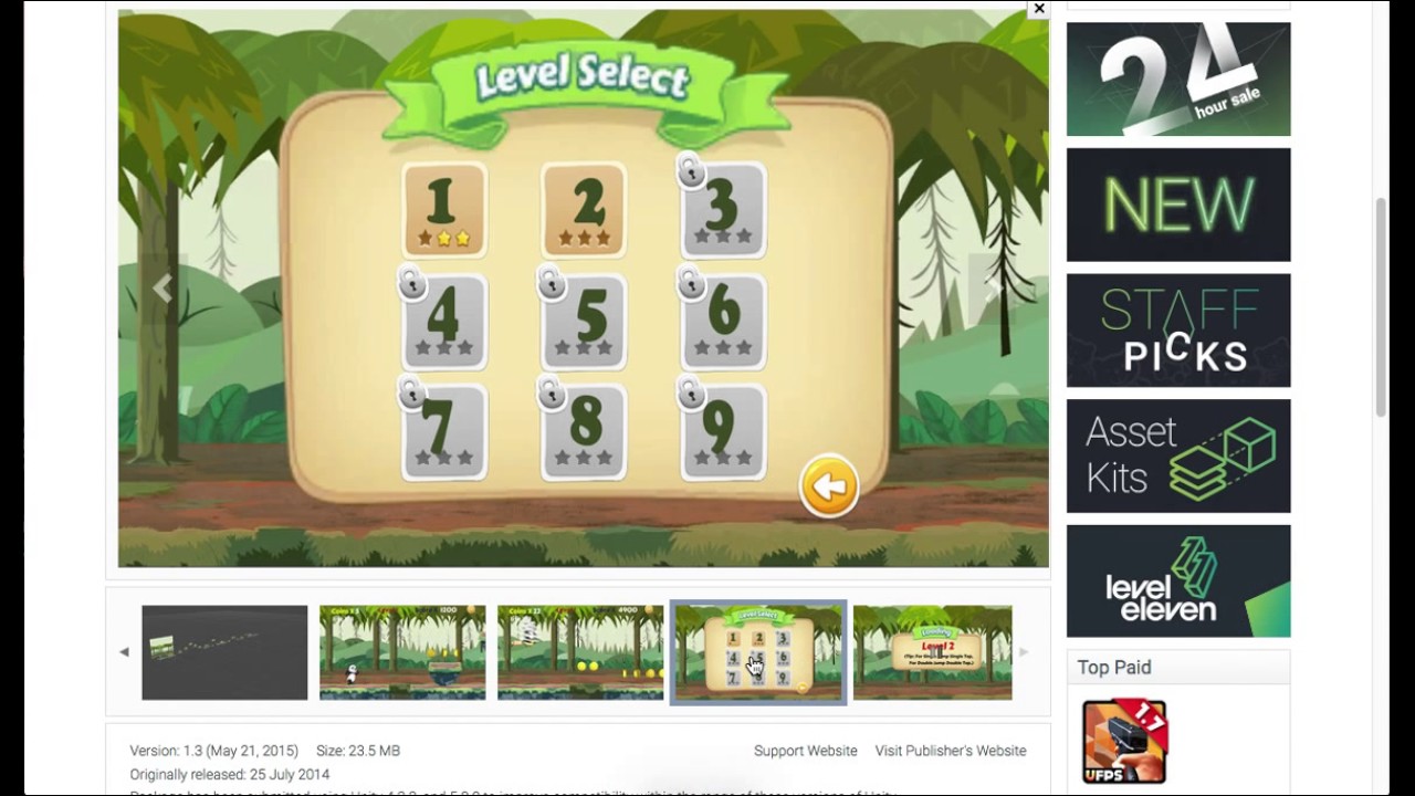 Panda Run : 2D Platform Game Complete Projects FREE - YouTube