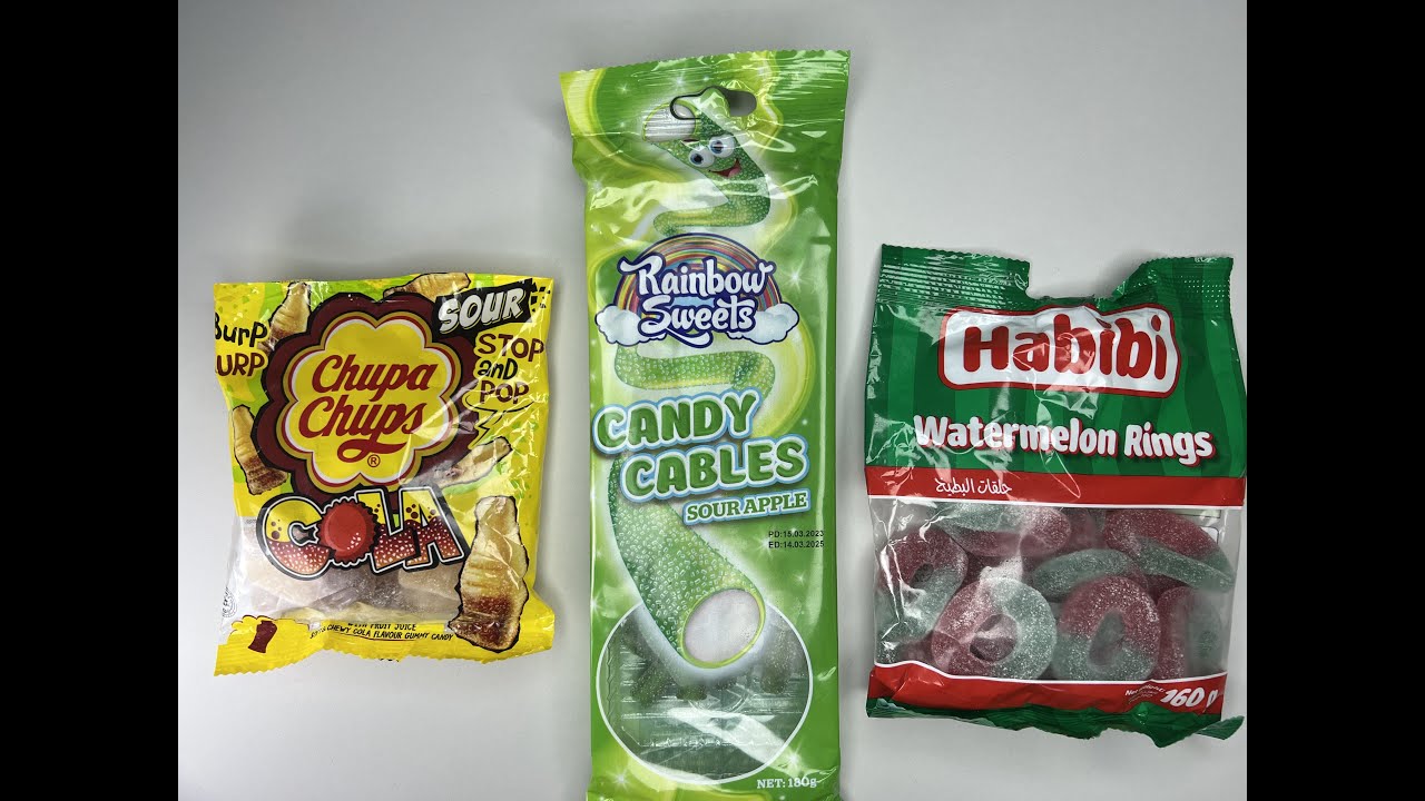 Fascinating video #23 How to unpack HABIBI MARMALADE, CANDY CABLES ASMR ...