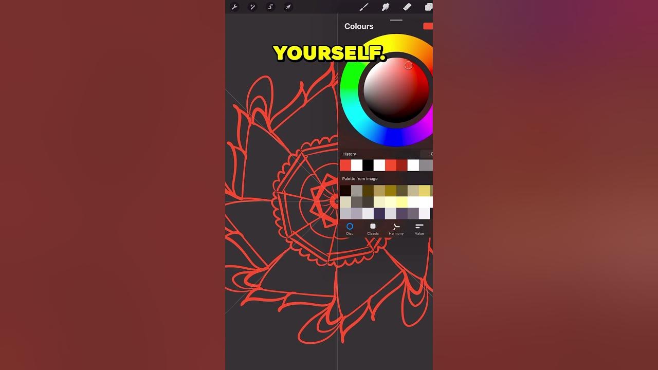 Get out of your Create Block using this in Procreate! #shorts - YouTube