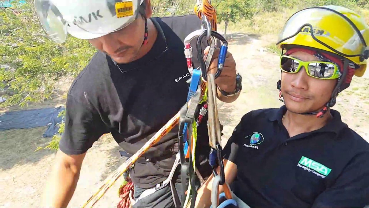 Tandem Rappel Technic - YouTube