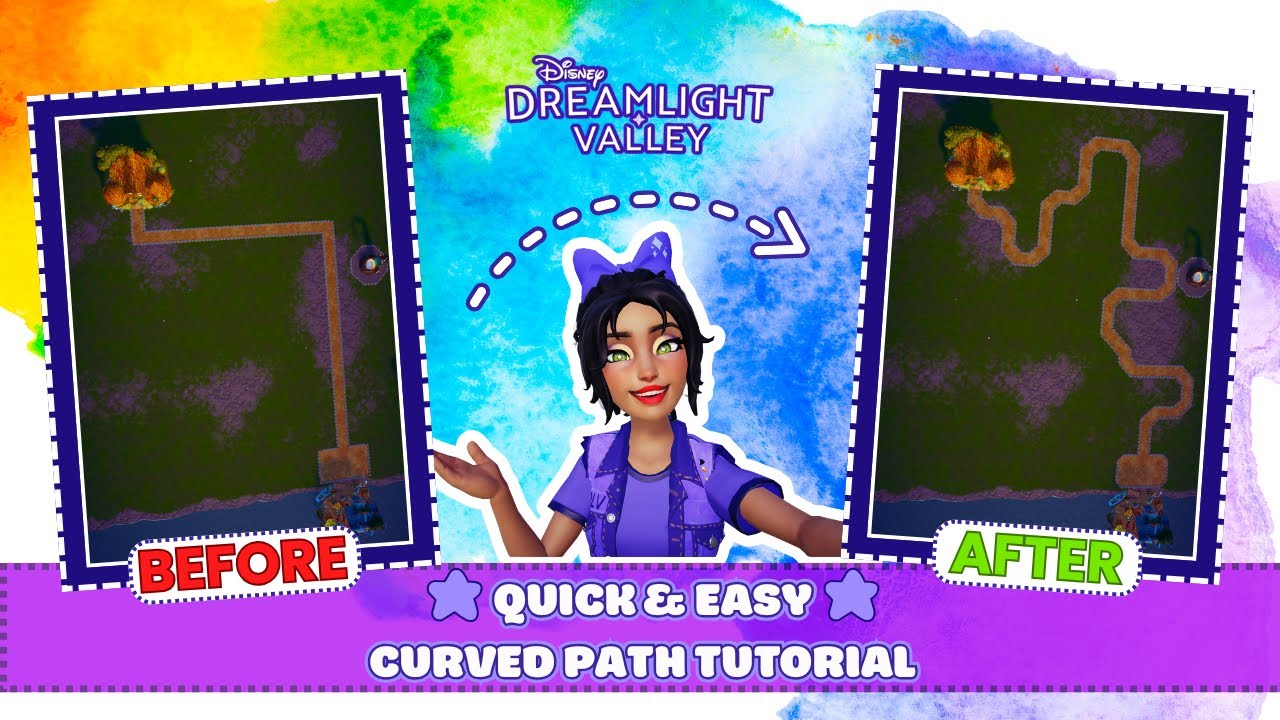 DDLV - TUTORIAL - Quick & Easy Curved Paths - YouTube