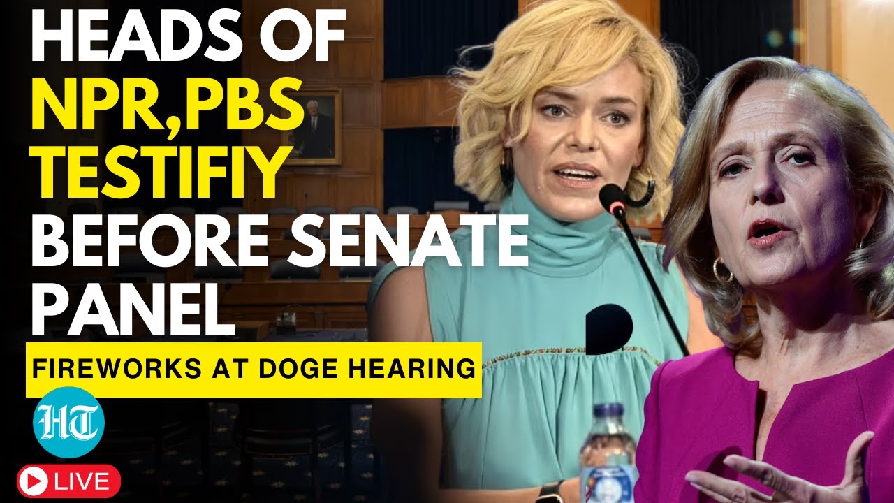 DOGE Hearing LIVE | LIVE: Heads of NPR and PBS testify before House ...