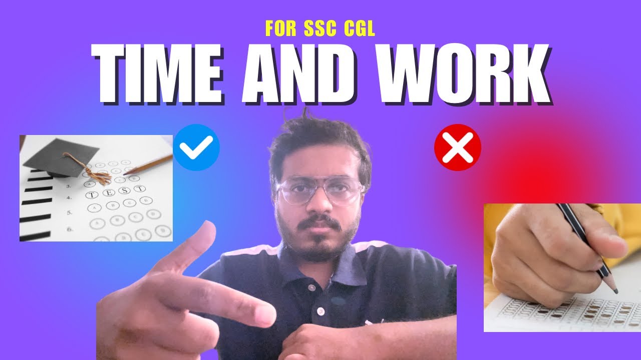 Time and work practice questions for ssc cgl - YouTube