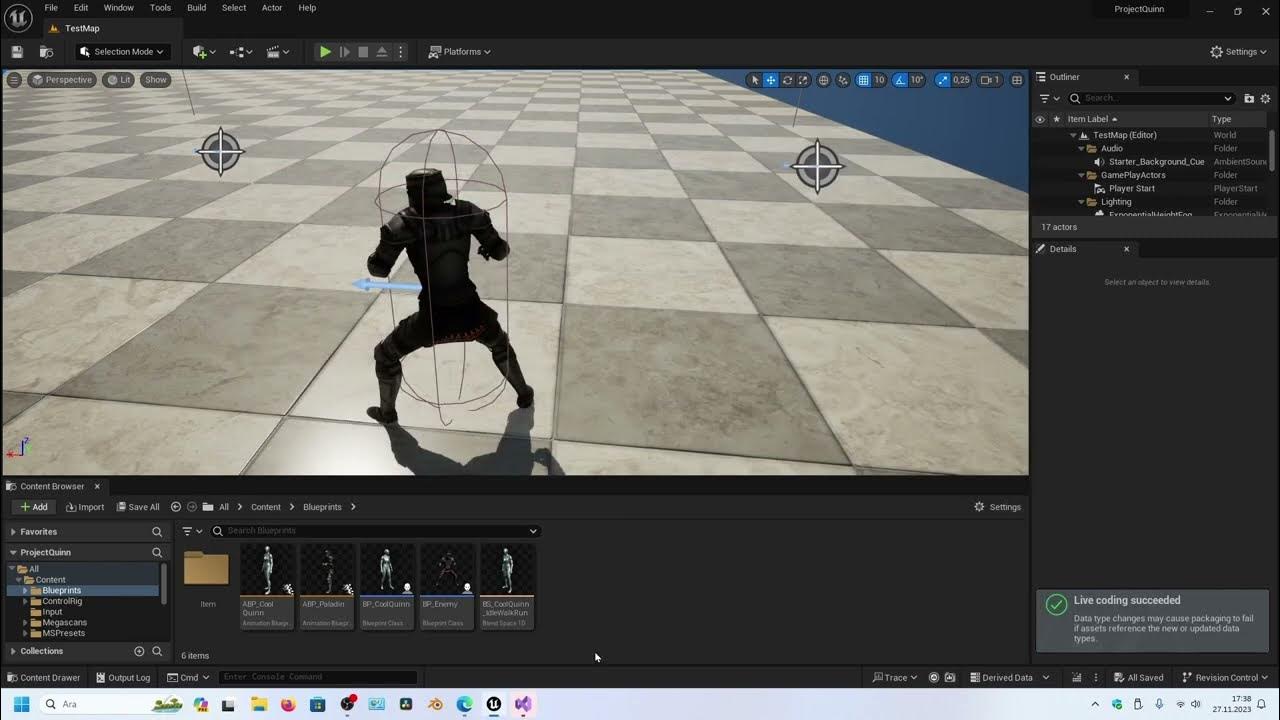 Unreal Engine 5 C++ karakter hazırlama-10 [Turkish] - YouTube