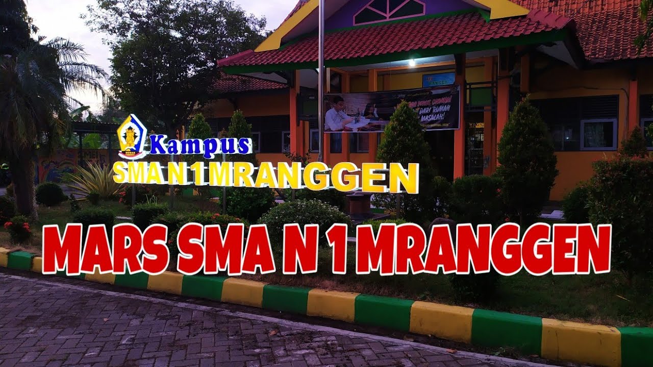 Mars SMA N 1 Mranggen + Vokal - YouTube