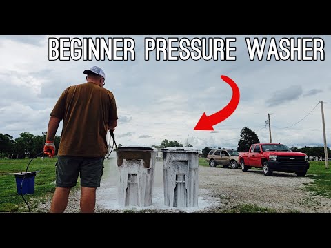 The Best Pressure Washer For Trash Can Cleaning! - YouTube