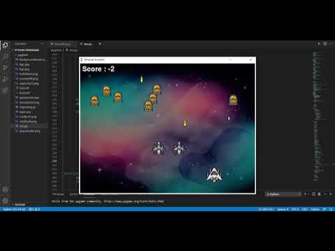 Spaceship game using pygame final project for Stanford University Code ...
