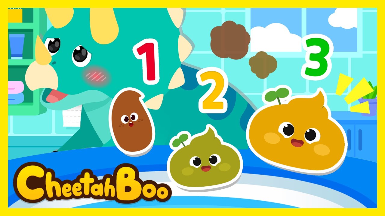 Triceratops Poo Poo Time 💩 | Dino Number Play + Compilation | Learn ...
