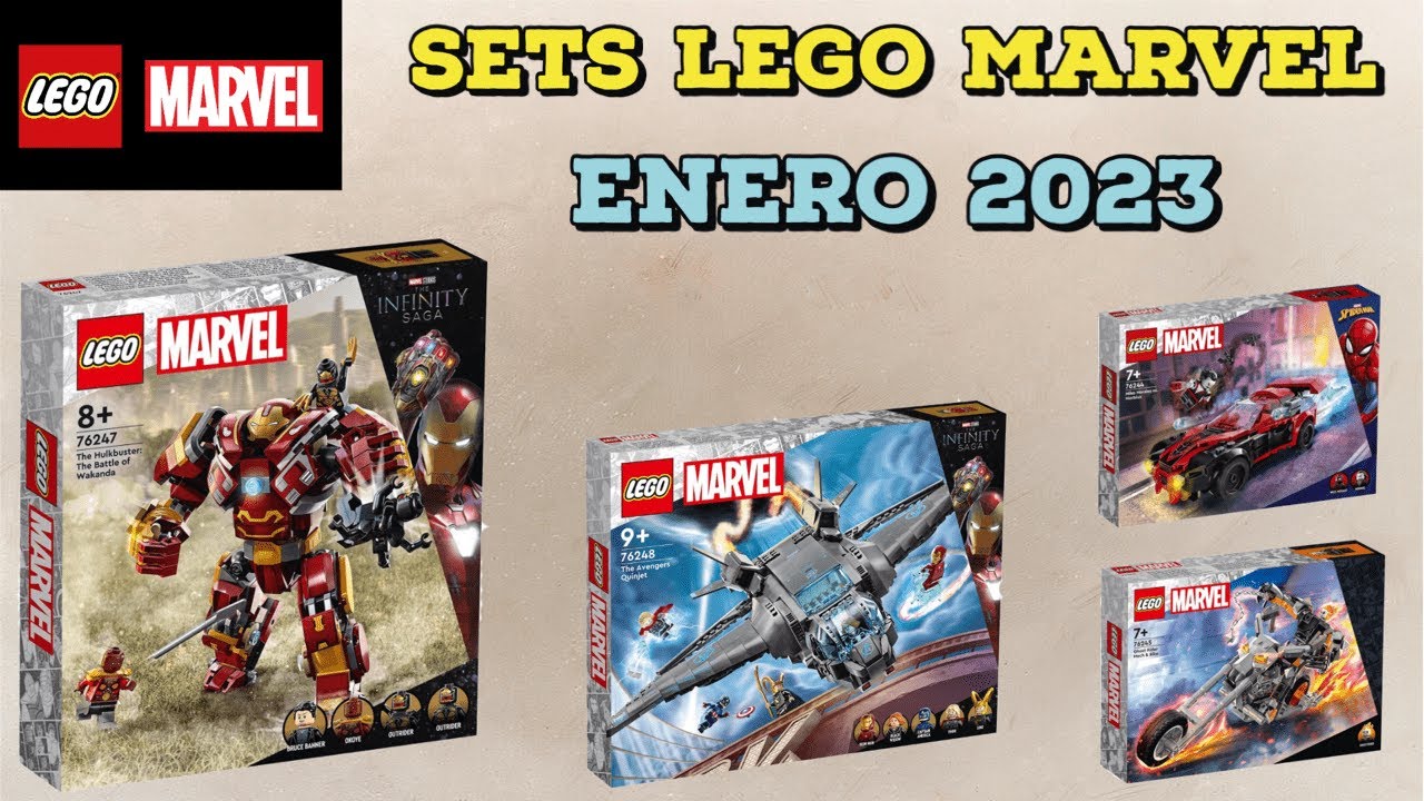 SETS DE LEGO MARVEL PARA ENERO DE 2023 - YouTube