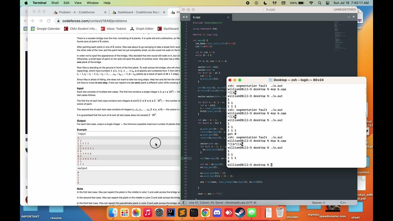 Codeforces round 885 screencast - YouTube