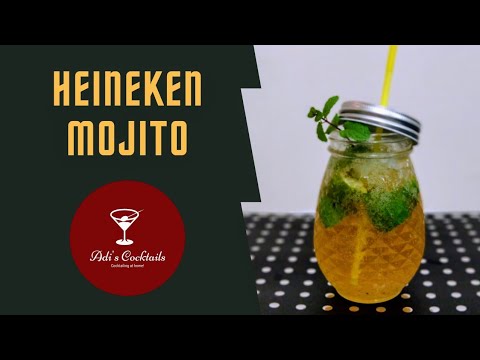 Heineken Mojito | Simple DIY Heineken Mojito Recipe | Adi's Cocktails - YouTube