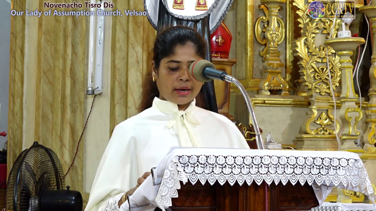 Novenacho Tisro Dis - 8 August - Celebrated by Fr. Mario Vaz, Our Lady ...