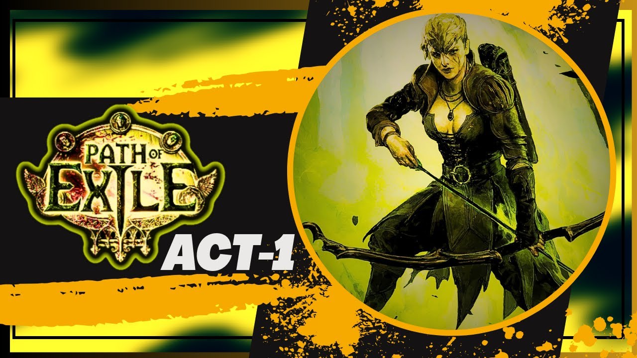 🏹Path Of Exile | Class-Ranger | Act-1 Fast Run🏹 - YouTube