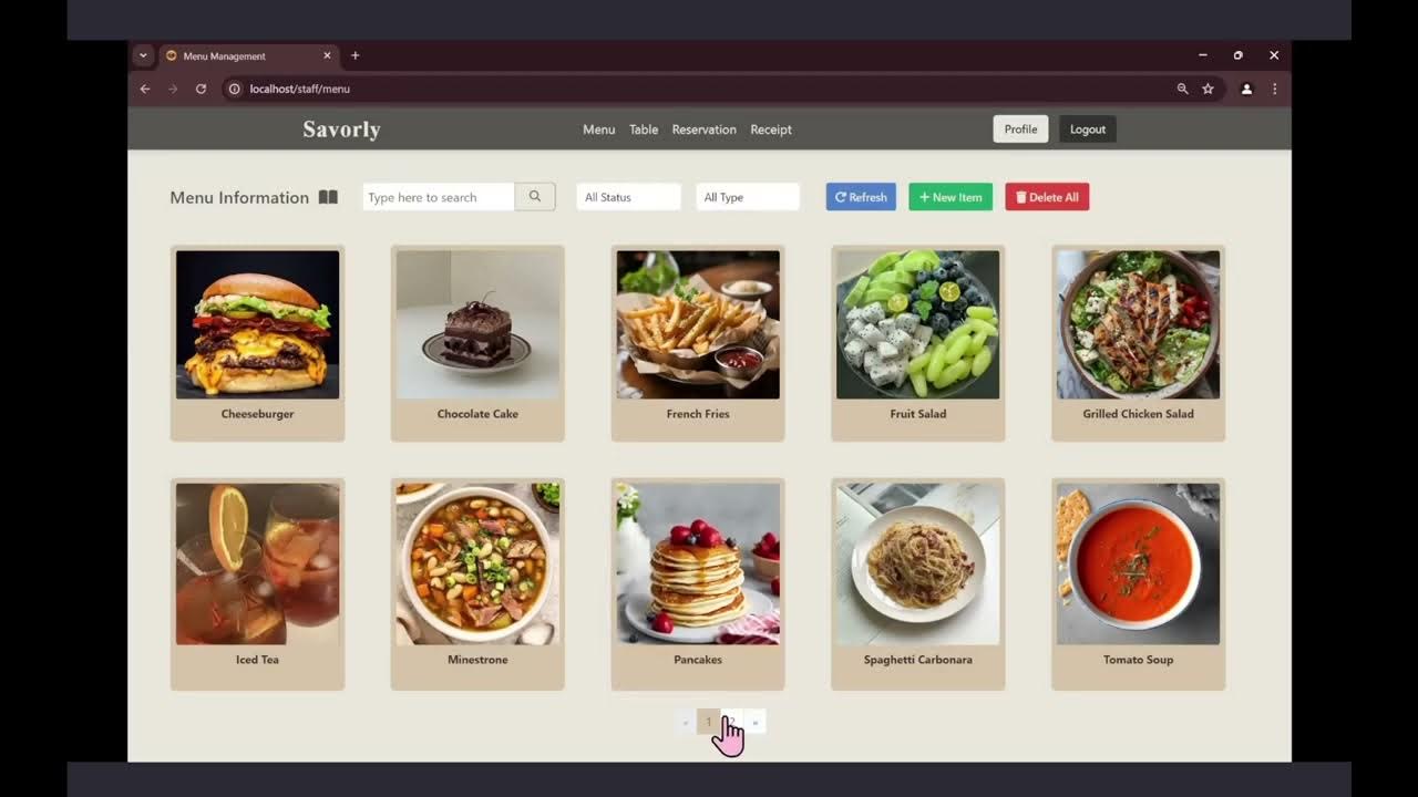 Restaurant Ordering and Reservation website using Vue.js - YouTube
