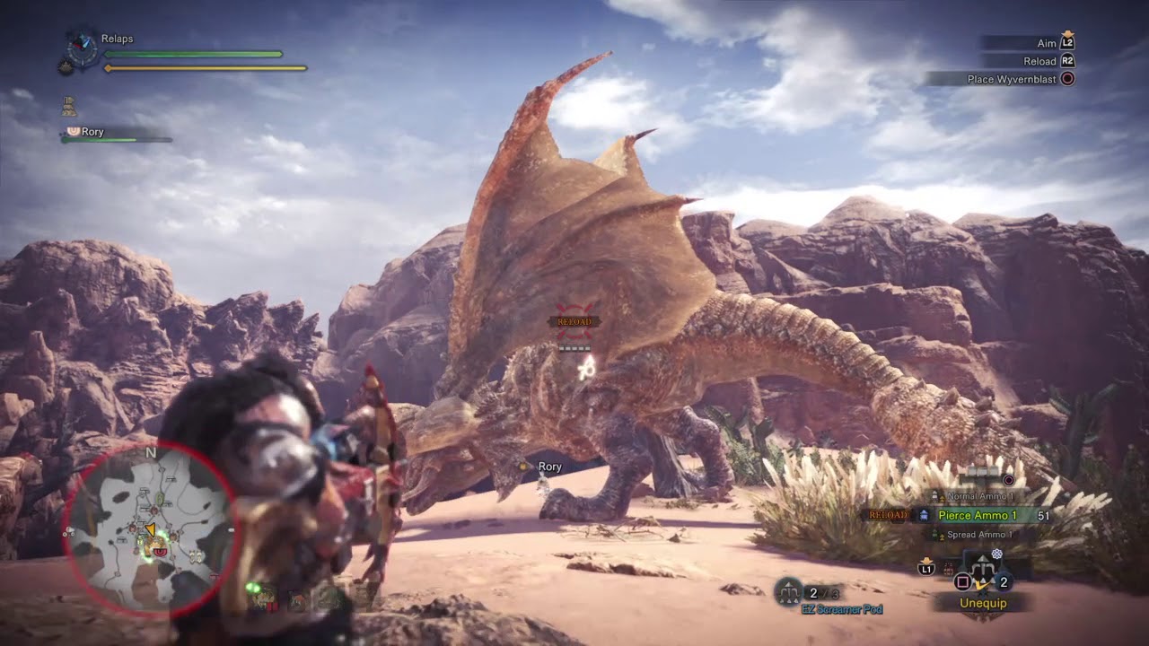 MHW Diablos LBG Hunt - YouTube