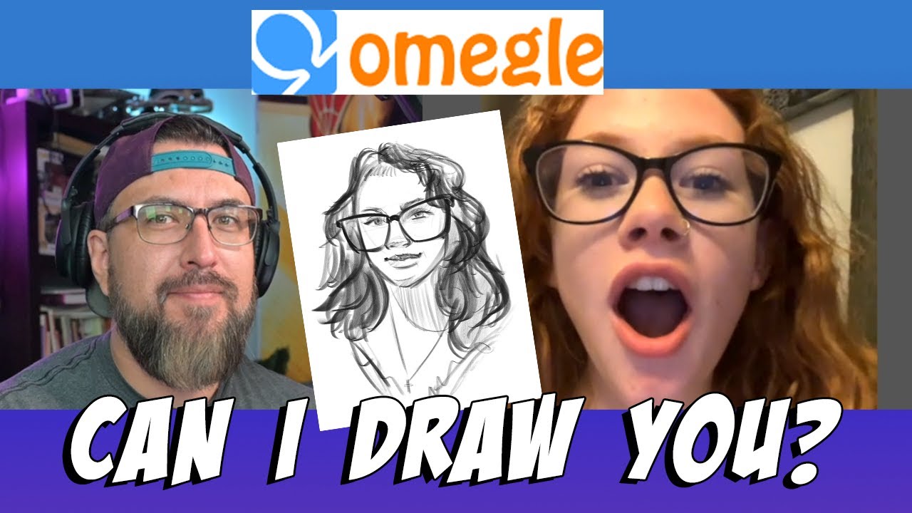 OMEGLE Reactions: Can I draw you!? - YouTube
