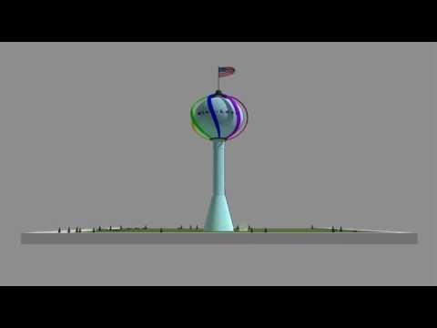 VAWT ( Vertical Axis Wind Turbin ) 3D animation - YouTube