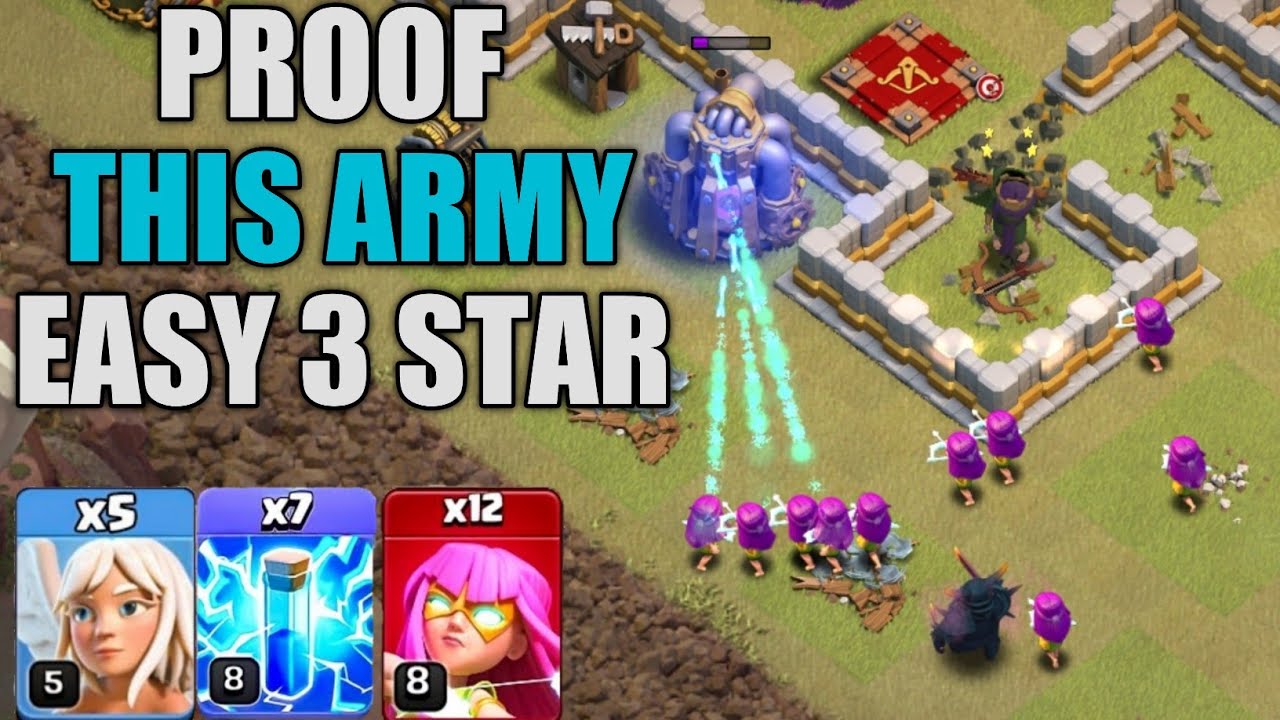 Any Base 3 Star Attack Strategy For Coc |SUPER ARCHERS | (Clash of ...