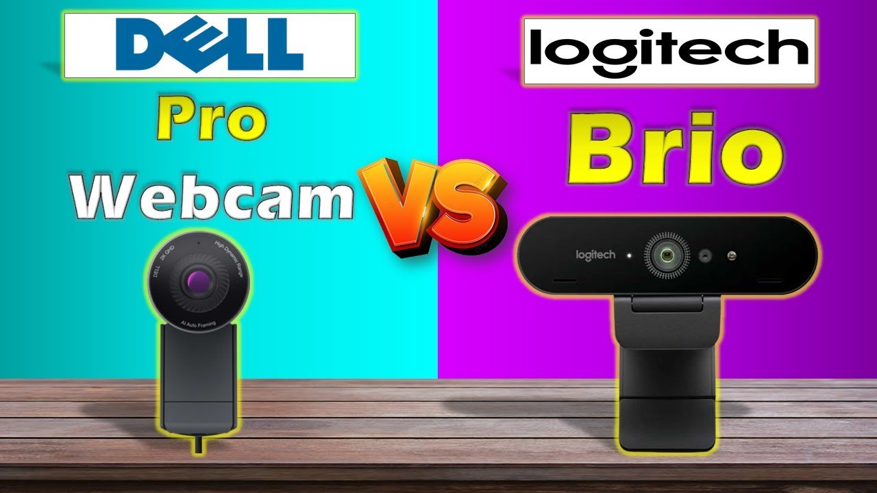 DELL PRO WEBCAM VS LOGITECH BRIO FULL COMPARISON ! - YouTube