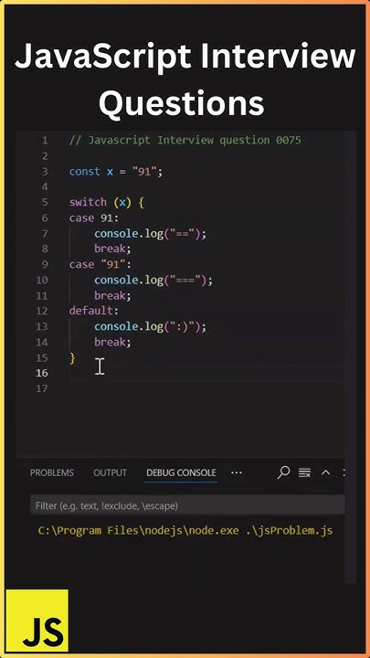 Tricky JavaScript Interview Questions | #0075 #coding #javascript - YouTube