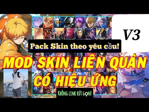 [Mod Pack Skin V3] 17 skin pack theo yêu cầu cho máy yếu - ANDROID 11+ - YouTube