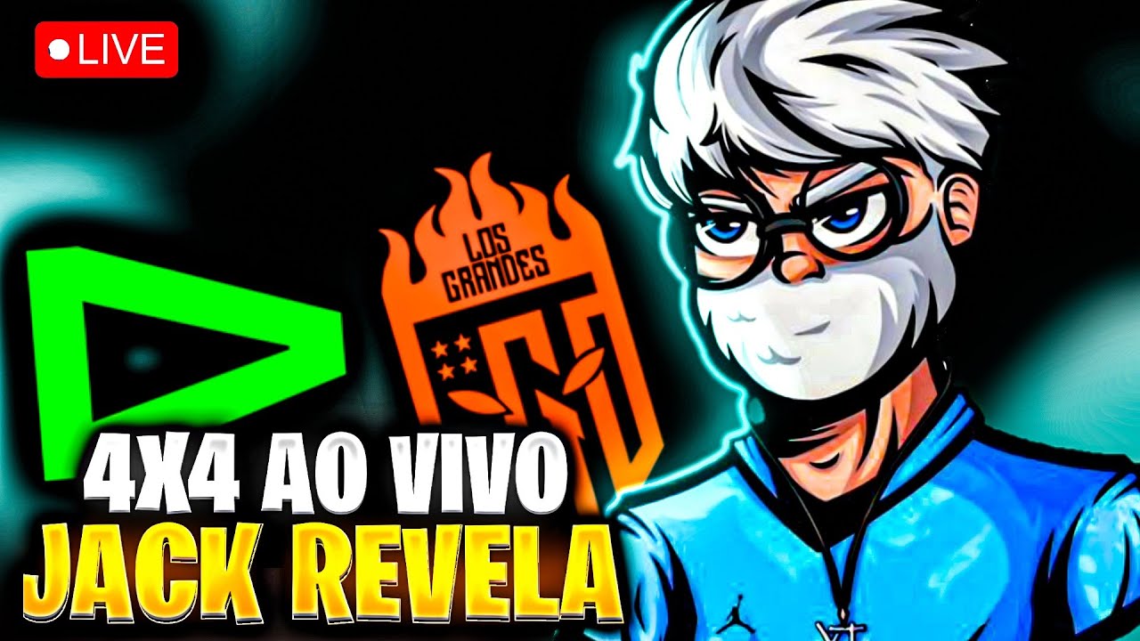 🔴live Ff🔴free Fire Ao Vivo🔴ff Ao Vivo🔴4x4 Revela🔴jack Revela Ao Vivo🔴