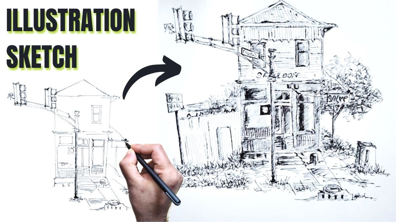 How to sketch like a pro | illustration art | short tutorial for ...