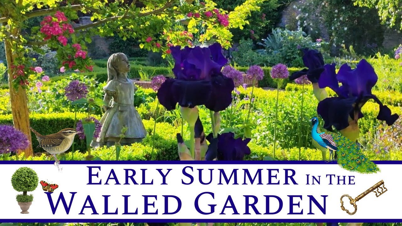 A wander around the Walled Garden, quick peek at the Hidden Dell Garden ...