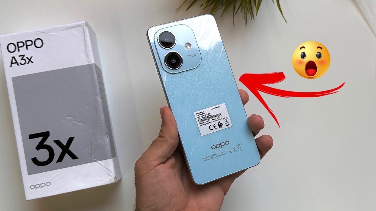 فتح علبة هاتف Oppo A3x ونظرة أولية عنه ، التصميم، اختبار الكاميرا - YouTube