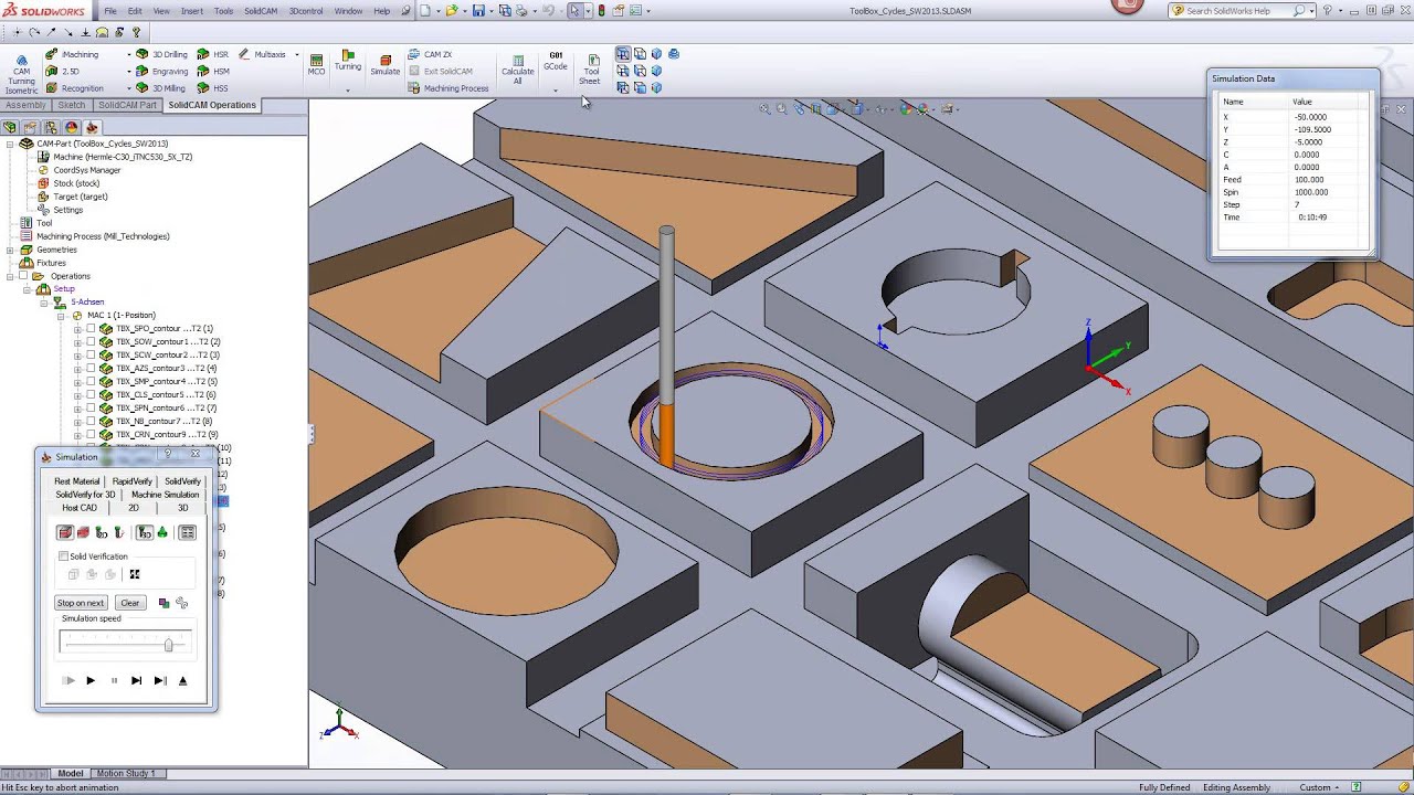SolidCAM Modules Overview: Toolbox Cycles - YouTube