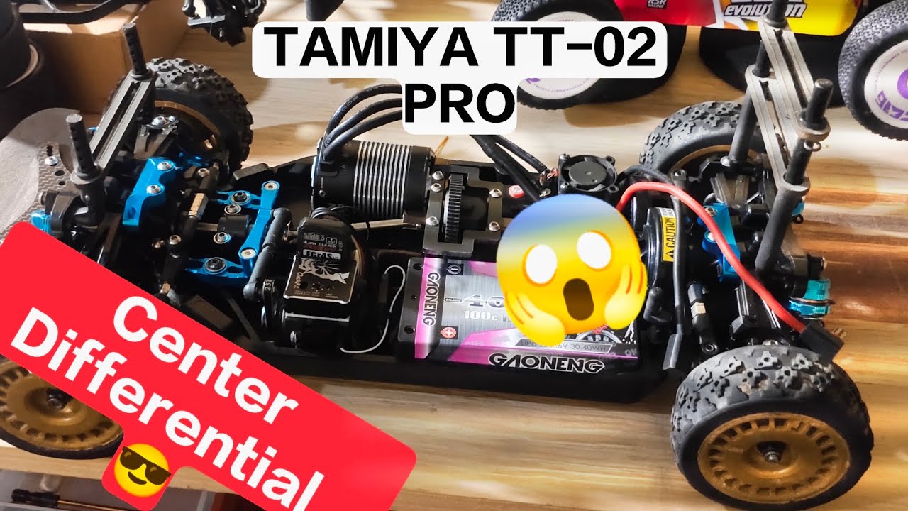 TAMIYA TT-02 Center Differential || Project Prototype Test ride First ...