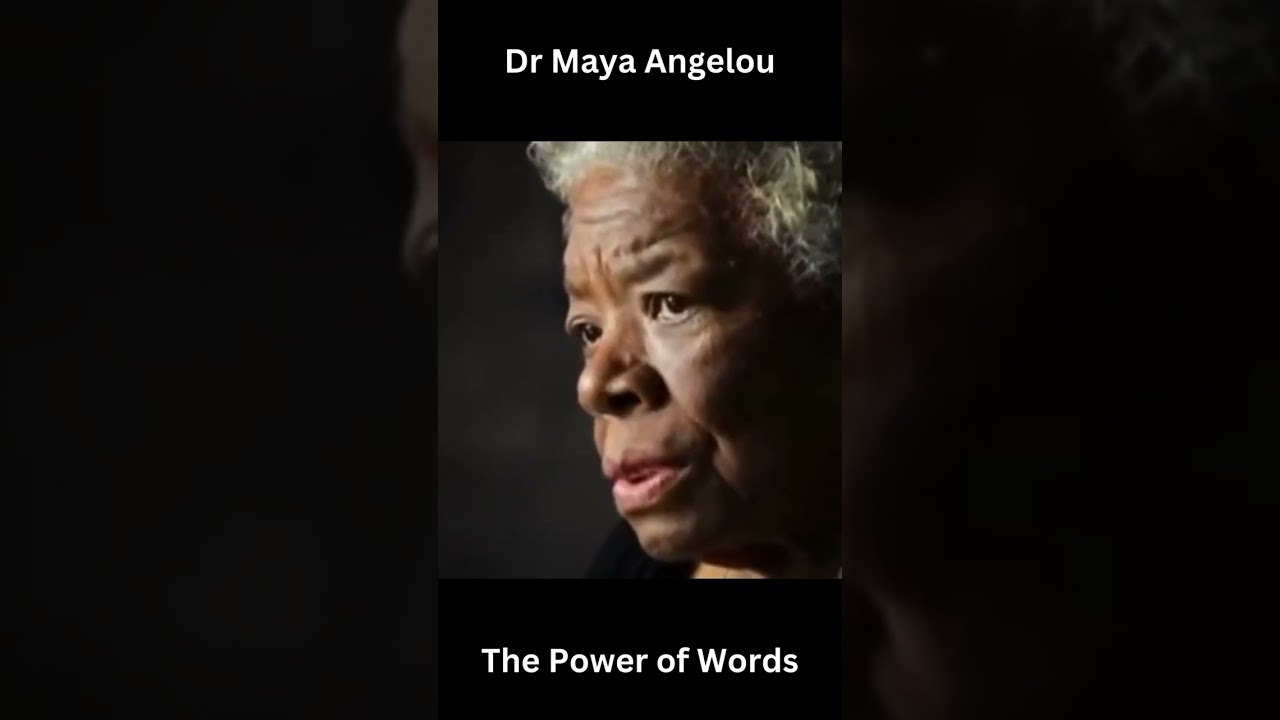 Maya Angelou Words Have Power