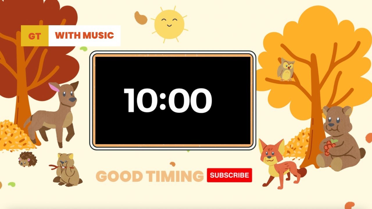 10 Minute Fall Timer - YouTube