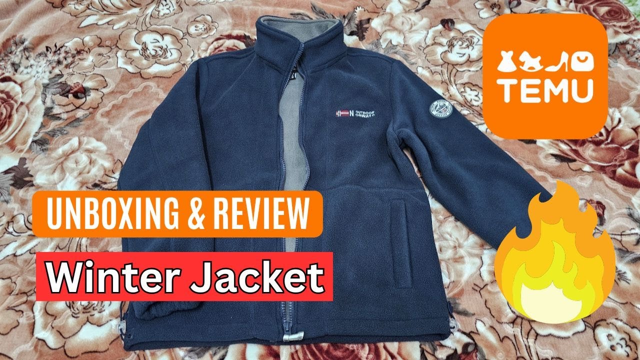 Unboxing & First Try Men’s Fleece-Lined Winter Jacket from TEMU ️ ...